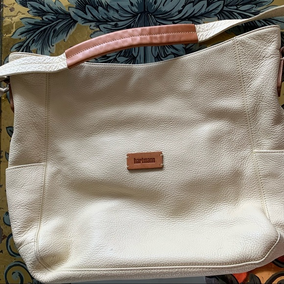 Hartmann | Bags | Hartmann White Leather Purse | Poshmark